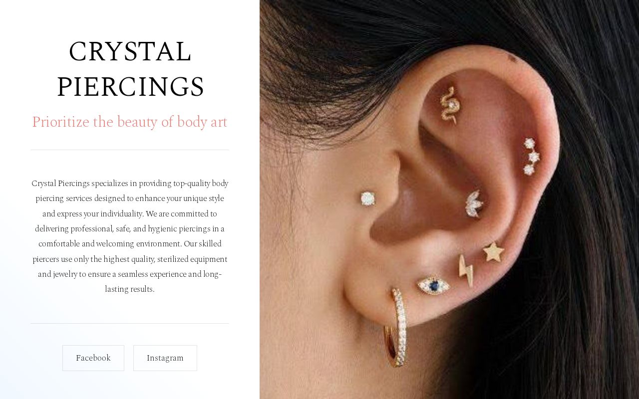 CRYSTAL PIERCINGS